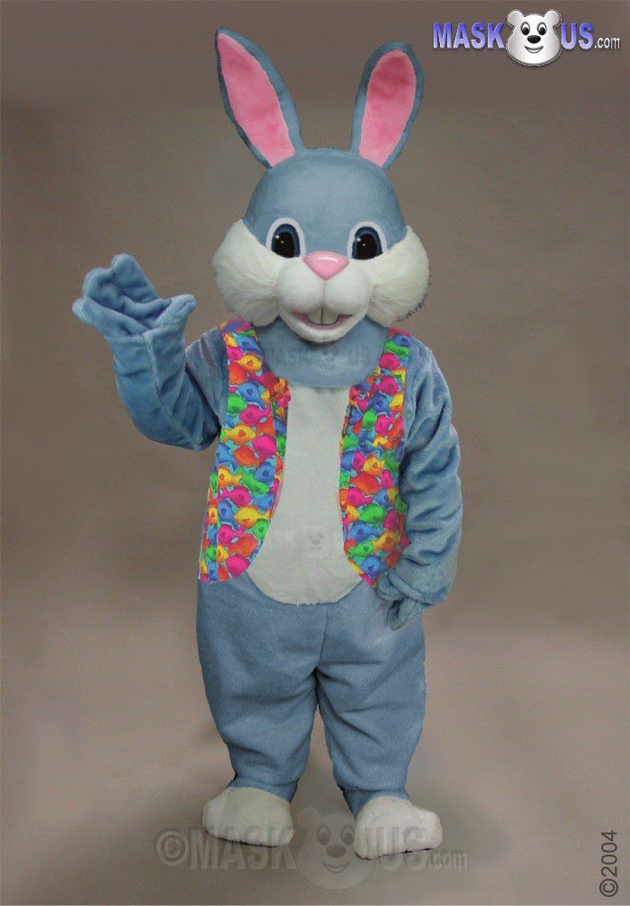 Blue Bunny Deluxe Adult Size Bunny Rabbit Mascot Costume 45010 MaskUS
